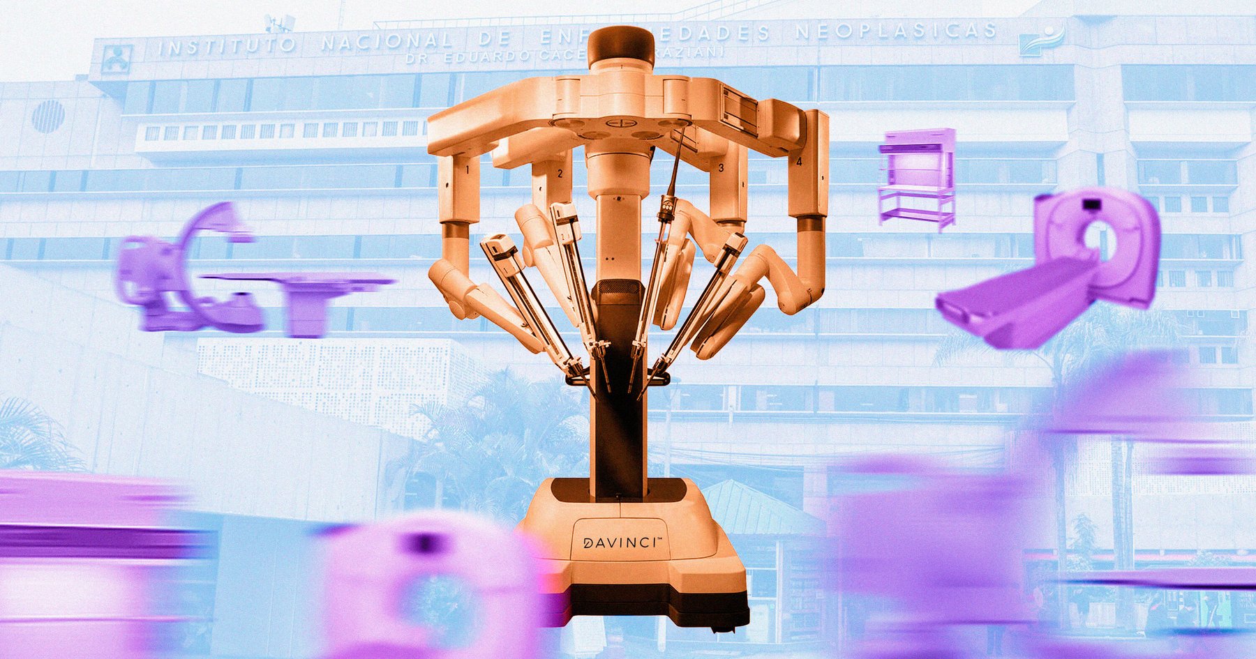 Con dinero para UCI y un tomógrafo, el INEN compró el costoso robot Da ...